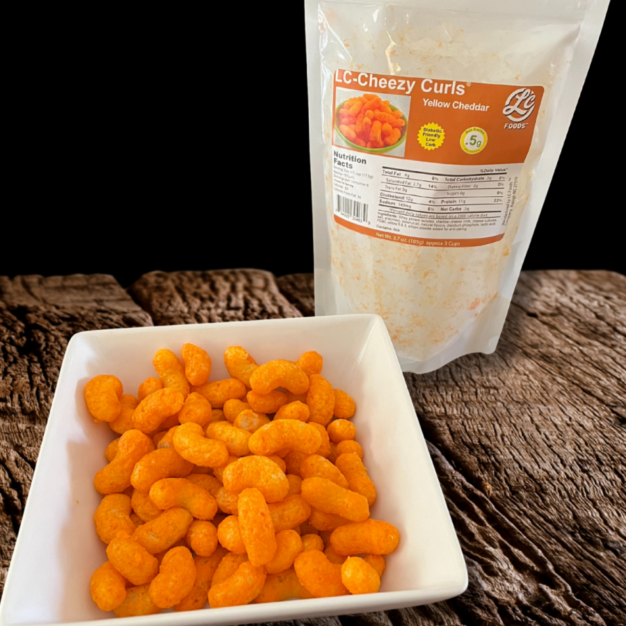 Low Carb Cheezy Curls
